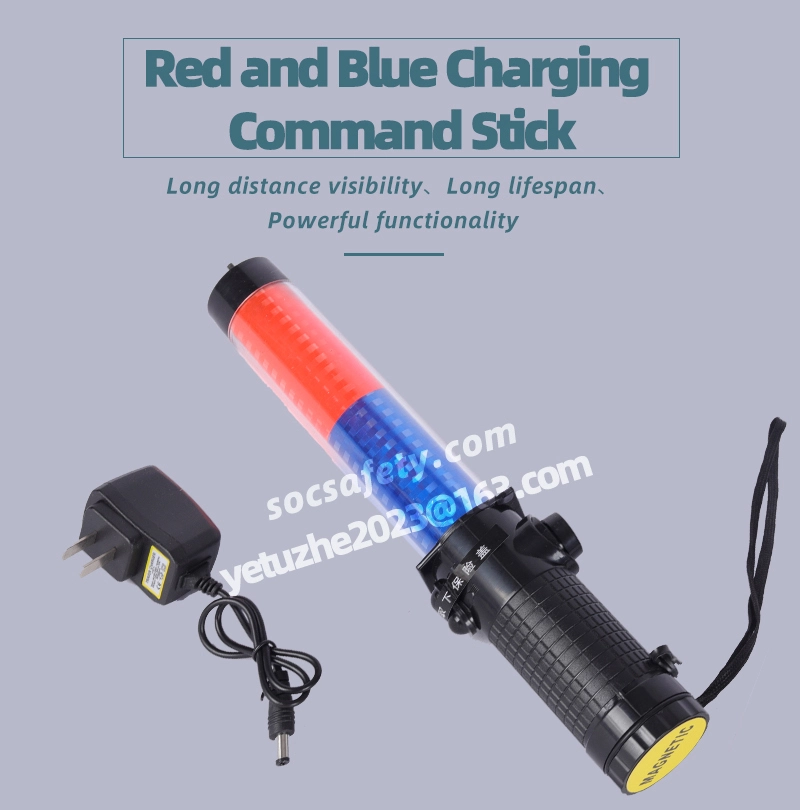 Red and Blue charging Command Stick – SOCSAFETY